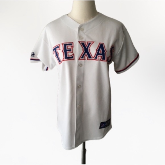 MLB | Tops | Nwot Majestic Texas Rangers Jersey | Poshmark